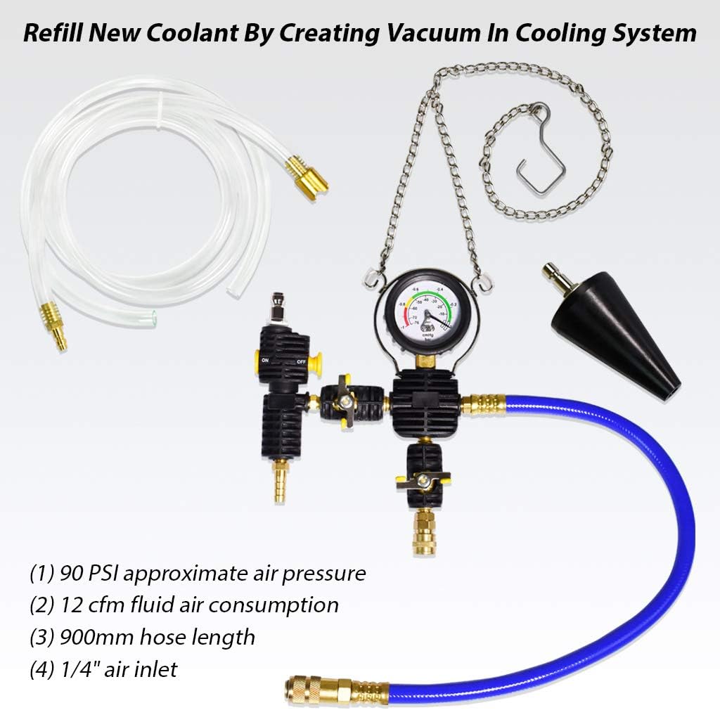 Cooling System Vacuum Purge And Refill Kit Capital Equipment