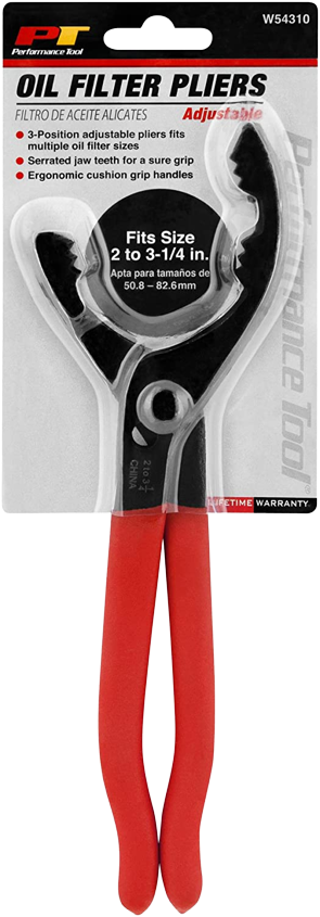 Performance Tool Small Straight Jaw Oil Filter Pliers – Capital Equipment