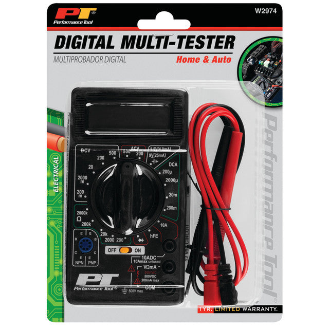 Performance Tool Digital Multimeter Tester – Capital Equipment